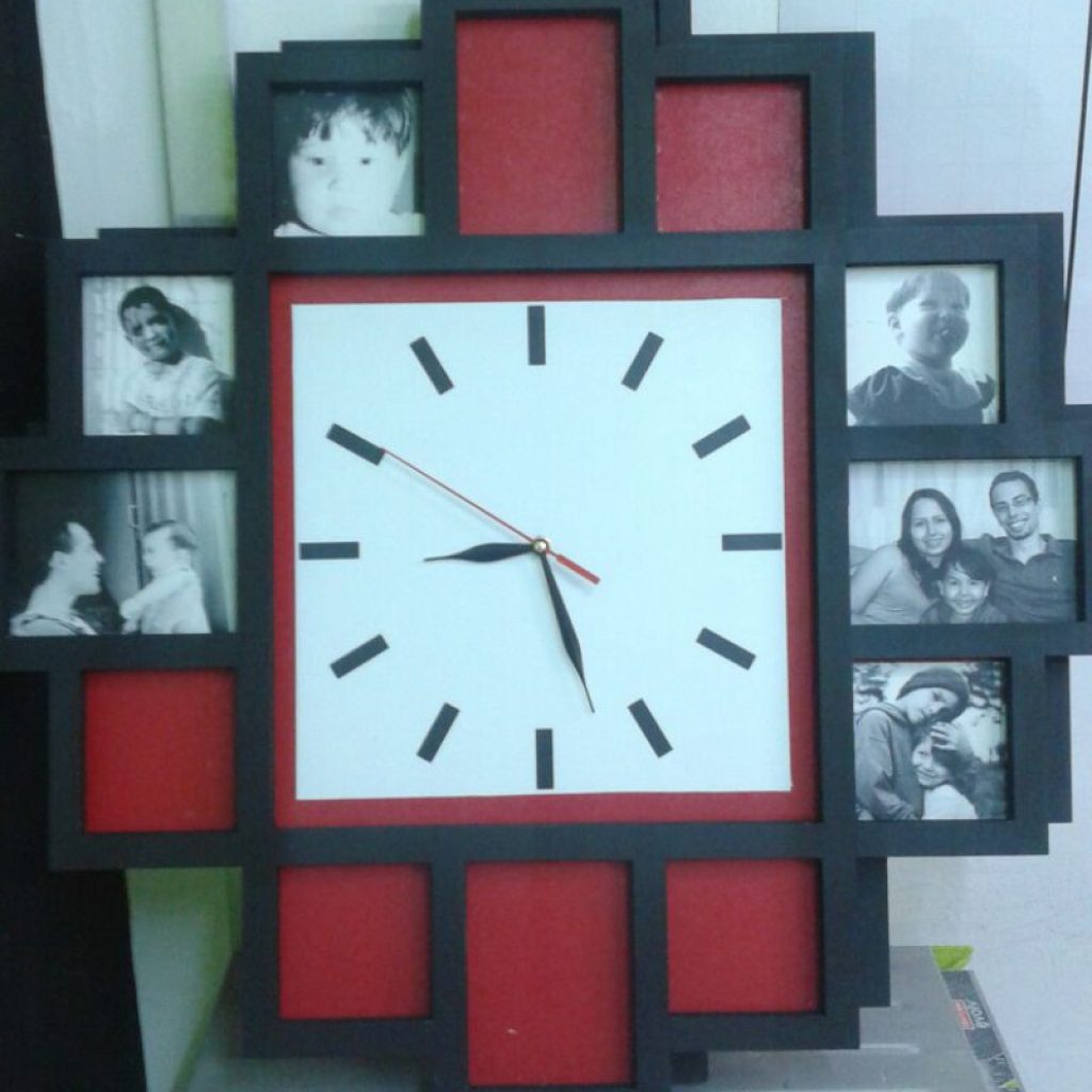 reloj de mdf - 3D Diseño