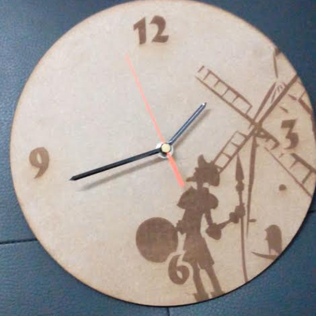 reloj mdf - 3D Diseño